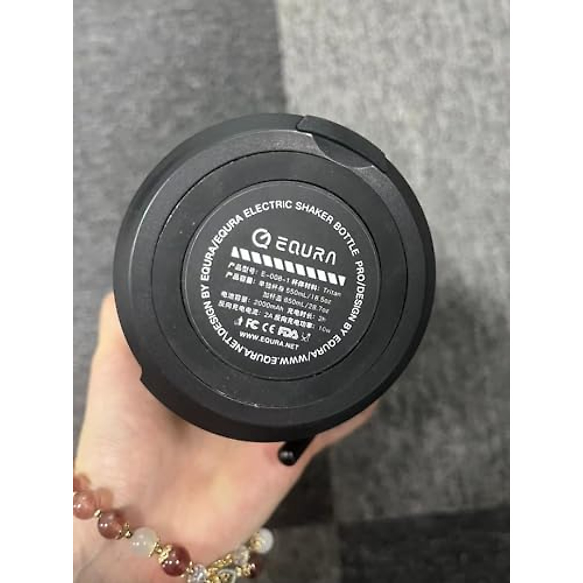 Electric Shaker Bottle, USB Rechargeable Blender Bottles, Made with Tritan - BPA Free - Portable Blender Cup for Protein Shakes