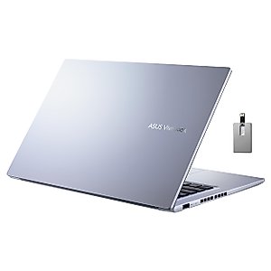 ASUS Vivobook 14 14" FHD Lightweight Laptop, Intel Core i5 1240P, 16GB RAM, 1TB SSD, Backlit Keyboard, Iris Xe Graphics, HD Camera, Fingerprint Sensor, Win 11 Pro, WiFi 6, Sliver, 32GB USB Card