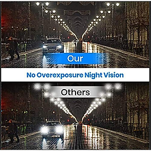 AUTO-VOX V5PRO OEM Look Rear View Mirror Camera with Neat Wiring, No Glare Mirror Dash Cam front and rear, 9.35'' Full Laminated Ultrathin Touch Screen, Dual 1080P Super Night Vision Car Backup Camera