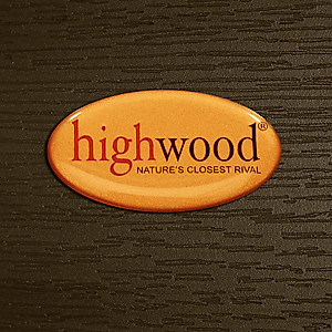 Highwood AD-KING1-ACE Hamilton Folding and Reclining King Size Adirondack Chair, Weathered Acorn