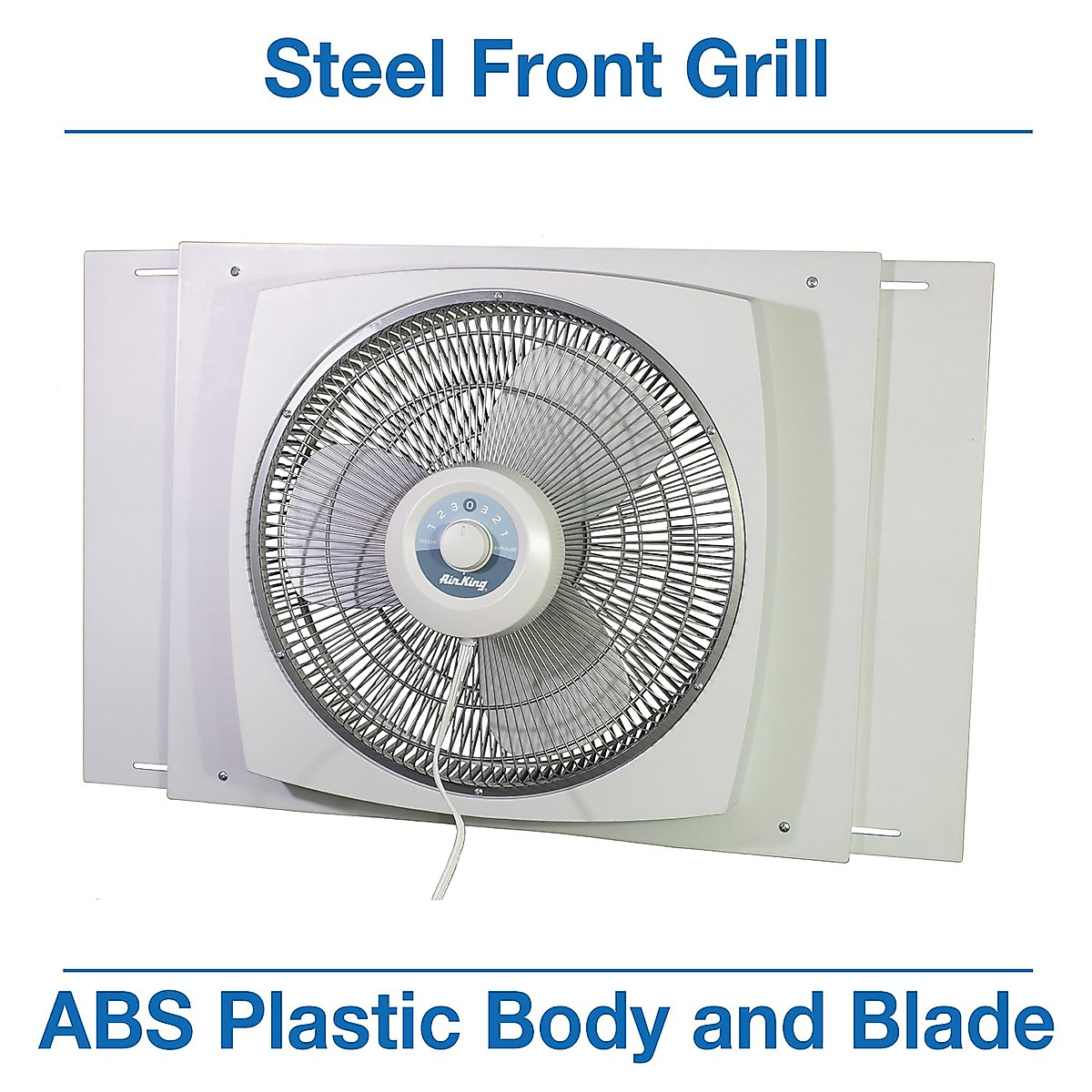 Air King 9155 Window Fan, 16-Inch,White