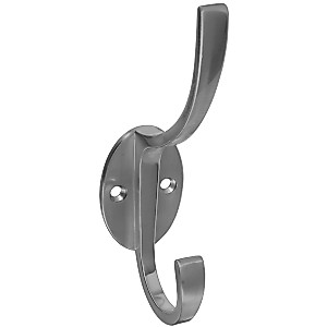 Stanley Hardware S806-927 V8009 Modern Coat and Hat Hook in Satin Nickel