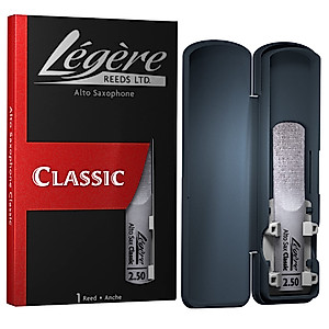 Légère Reeds - Alto Saxophone Reed, Classic, Strength 2.50 (AS2.50) - Premium Synthetic Woodwind Reed