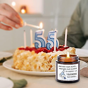 Another Year Older, Funny Birthday Gifts Candle for Men Friendship Gift for Him Humorous Present for Boyfriend, Husband, Lavender Scented Candles (4 oz)