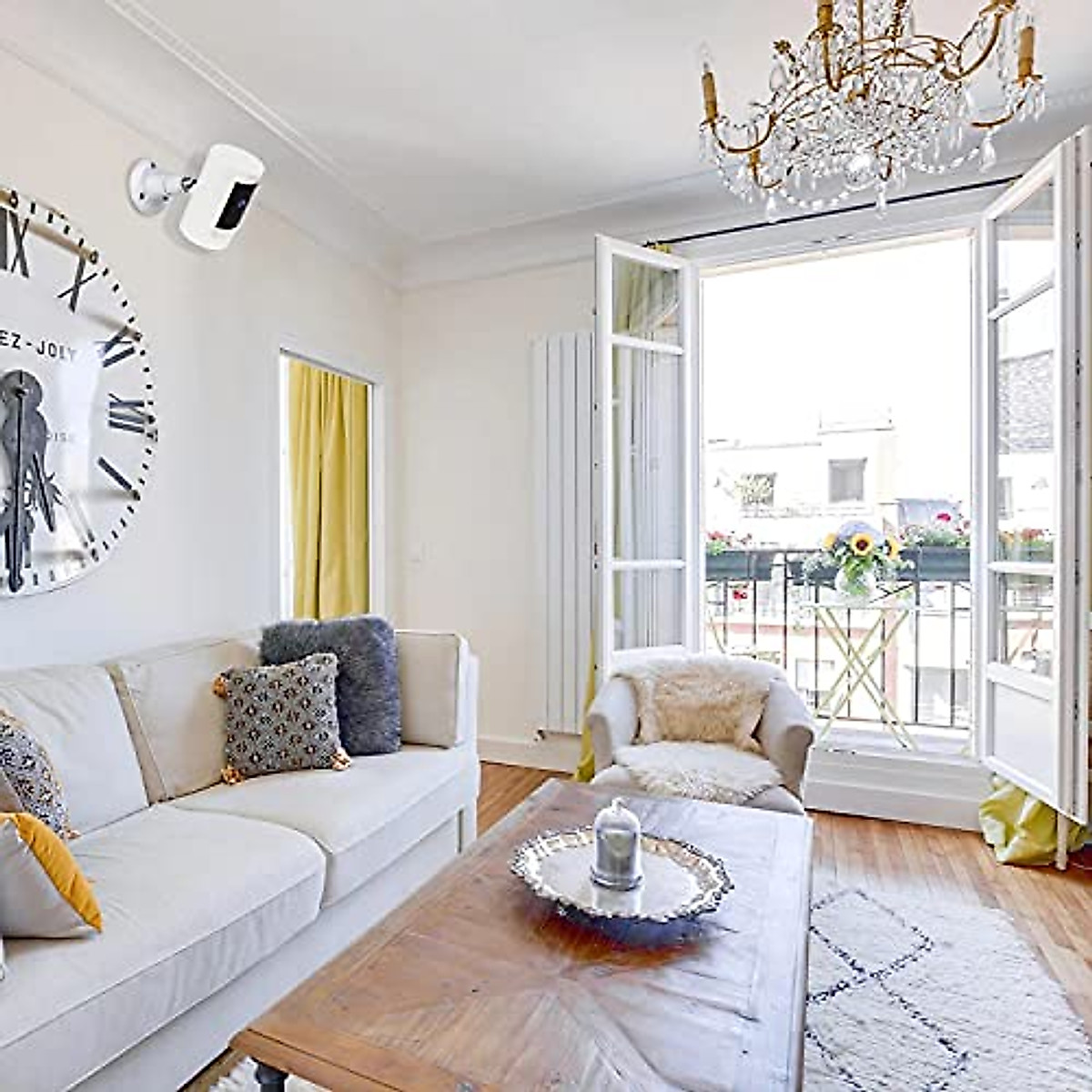 2Pack Adhesive Wall Mount for Ring Stick Up Cam & Ring Indoor Cam, 360 Degree Adjustable Screwless Bracket for Your Ring Surveillance Camera, 2 Ways Installation Without Drilling