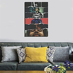 The Weeknd All Album Cover Poster, Music Star Boy Poster, Till Dawn Tour Poster for Room Aesthetic Canvas Wall Art Bedroom 16x24inchs(40x60cm) No Frame