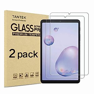 TANTEK [2-Pack Screen Protector for Samsung Galaxy Tab A 8.4 inch(2020,SM-T307/T307U),Tempered Glass Film,Ultra Clear,Anti Scratch,Bubble Free