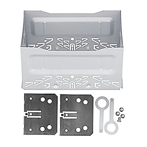 2 Din Universal Radio Frame Aluminum Alloy Stereo Audio Installation Fascia Fit for B5/MK3/MK4 for vehicle-receiver-universal-mounting-kits