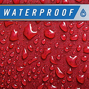 AquaQuest White Water Duffel - 100% Waterproof, Heavy Duty, Versatile, Comfortable - Durable Protective Dry Bag for Travel, Sport, Motorcycle, Boat, Fishing - 50 L, Blue