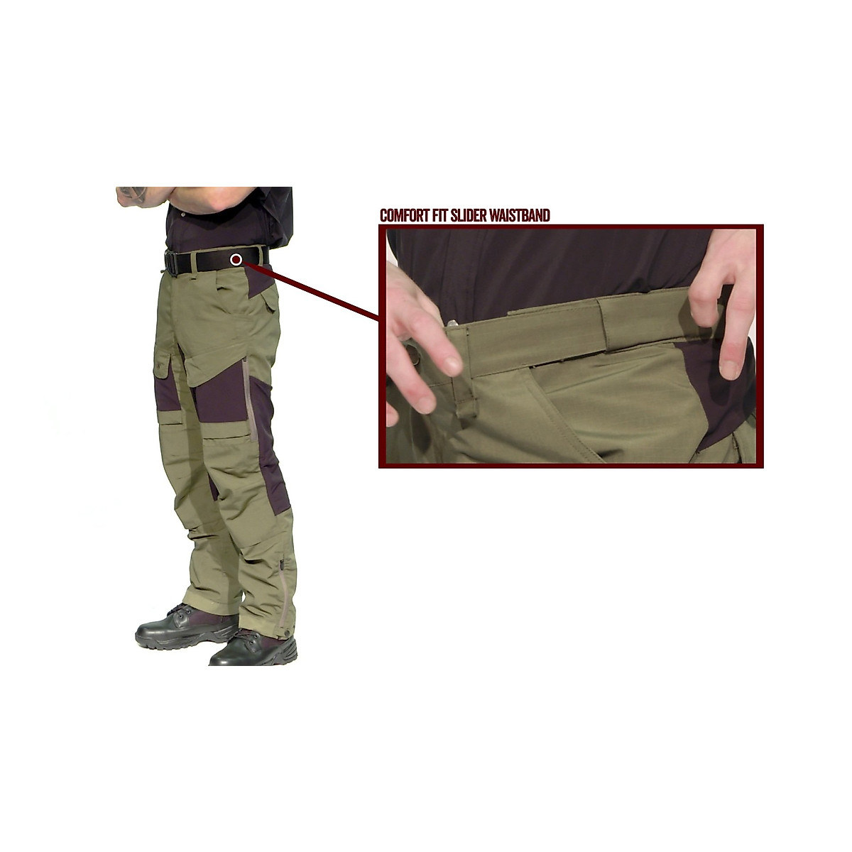 TRU-SPEC Men's 24-7 Series Xpedition Pant, Ranger Green/Black, 30W 30L