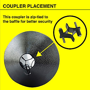 Audubon Torpedo Steel Squirrel Baffle Model NATORPEDO