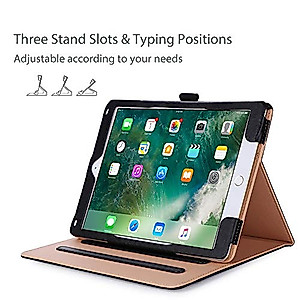 ProCase iPad 9.7 Case 2018/2017 iPad Case - Stand Folio Cover Case for Apple iPad 9.7 Inch, Also Fit iPad Air 2/ iPad Air -Black