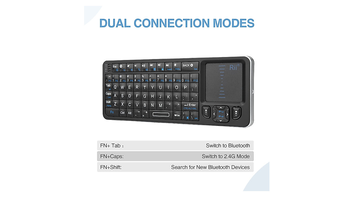 Rii K06 Mini Bluetooth Keyboard - Wireless Versatility