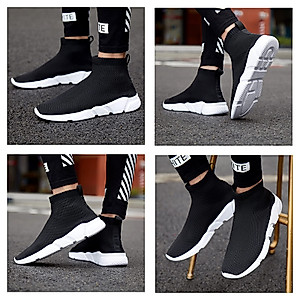 WXQ Men's Fashion Sneakers - Lightweight Breathable Walking Shoes Running Shoes Mesh Workout Casual Sports Shoes