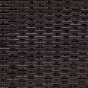 ele ELEOPTION Half-Moon Sofa Set 5 Pieces All-Weather Brown PE Rattan Wicker Sofa Set Outdoor Patio Sectional Furniture Set with Tempered Glass Table, Beige