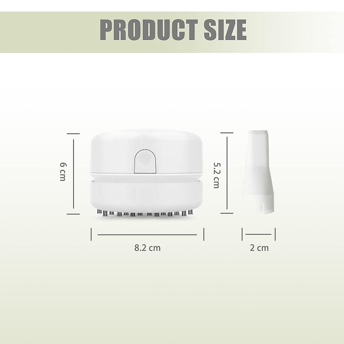 YAFIYGI Practical Present Desktop Vacuum Cleaner Mini Crumb Vacuum Cleaner Portable Handheld Cordless Sweeper Cleaning for Home,Office,Cars,Pet Hairs