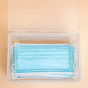 Grey990 Storage Face Cover Storage Box Multi-functional Waterproof Clear Versatile Wet Wipe Container for Bedroom