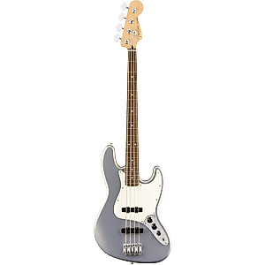 Fender Player Jazz Bass, Silver, Pau Ferro Fingerboard