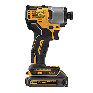 DEWALT 20V MAX* 1/4 in. Brushless Cordless Impact Driver Kit (DCF840C2)