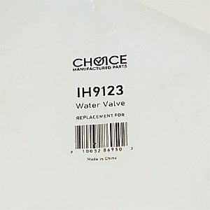Choice Part IH9123 for Manitowoc 000009123 Ice Machine Water Valve