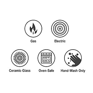 Tramontina Grill Pan with Press Enameled Cast Iron 11-in Graduated Red, 80131/059DS