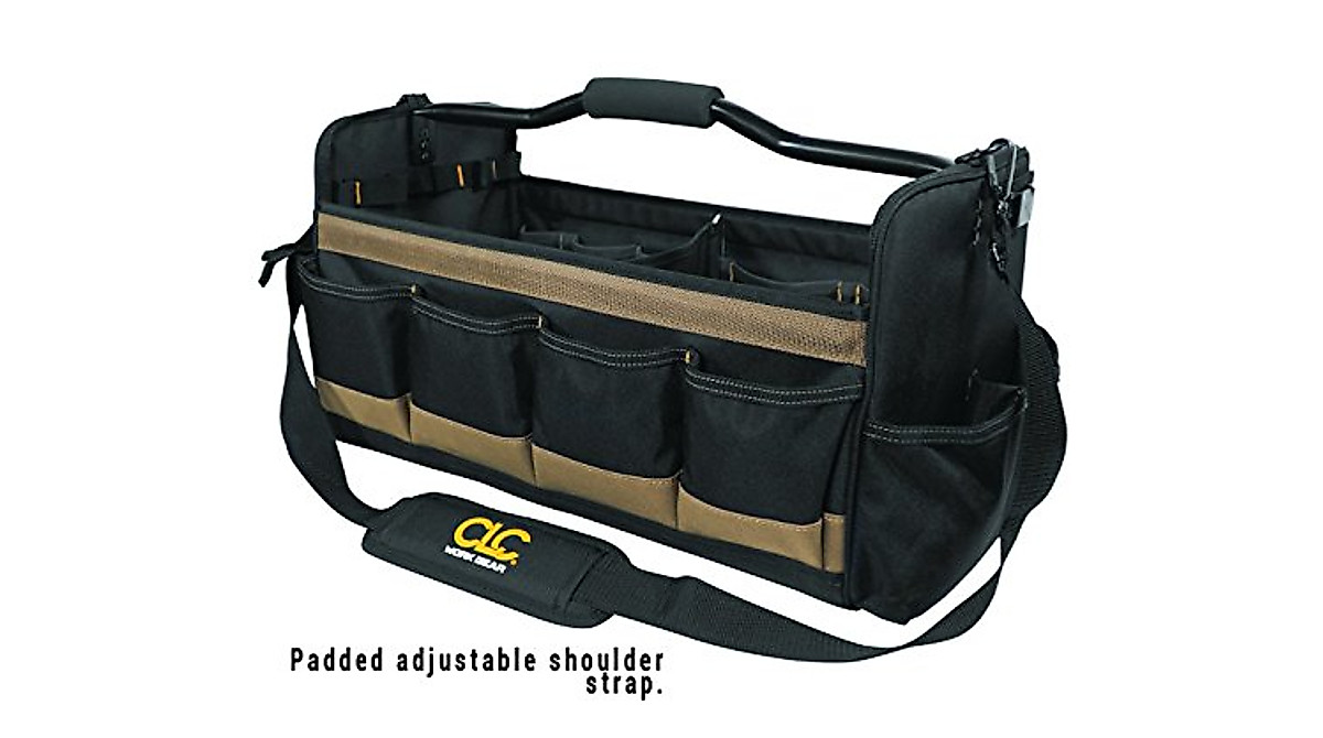 Custom Leathercraft 1579 Soft Sided Tool Box with 27 Pockets | Durable ...