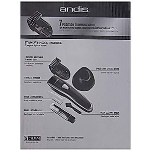 Andis Cordless Styliner Shave 'N Trim Kit, Black