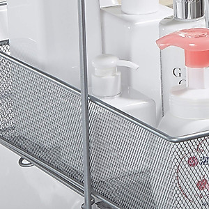 LaCyan Stackable Cabinet Organizer Pull Out Drawer for Kitchen Under Sink Storage,2 Tier