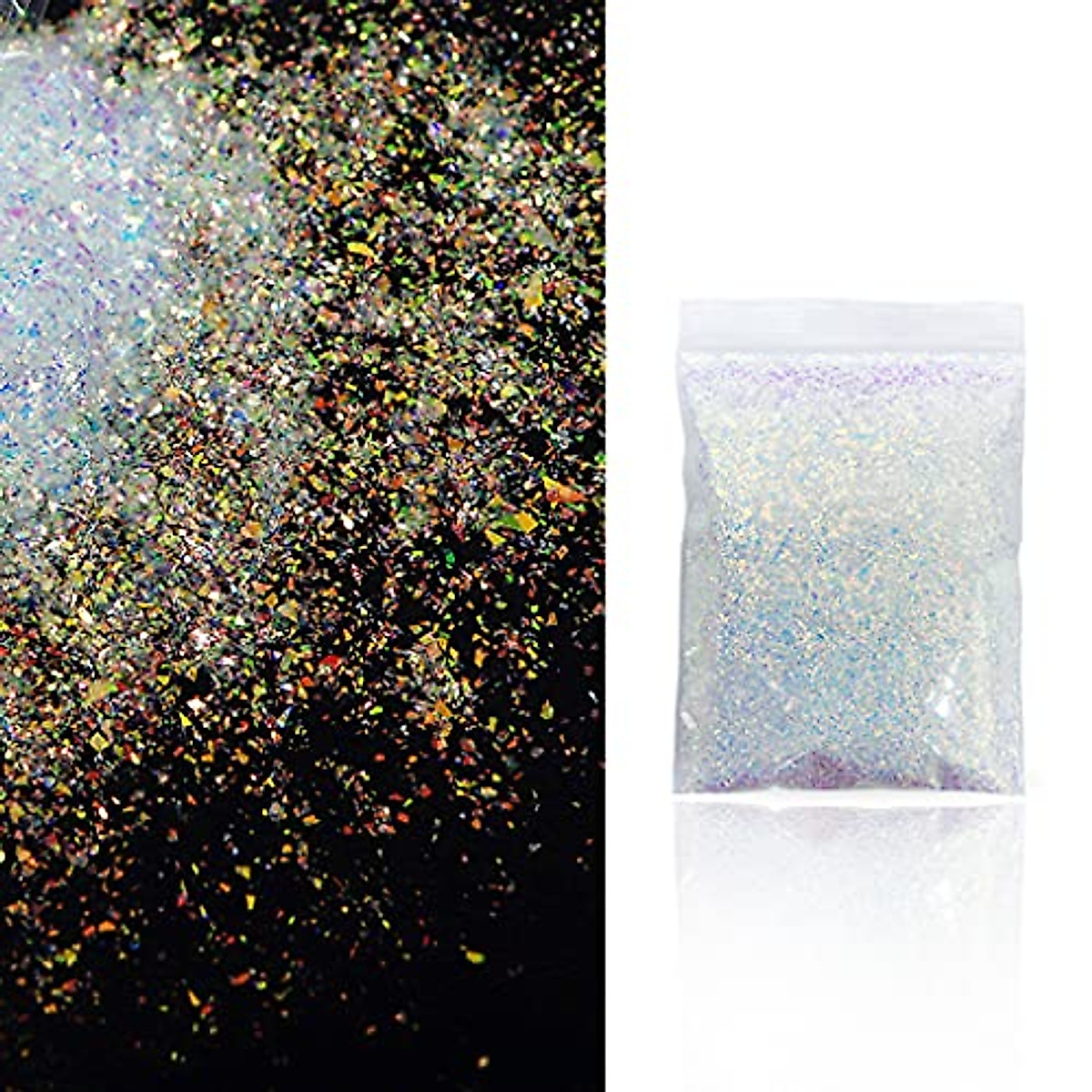 Nail Art Glitter Sequins Flakes Colorful Irregular Confetti Glitter Sequins for DIY Craft Face Body Glitters