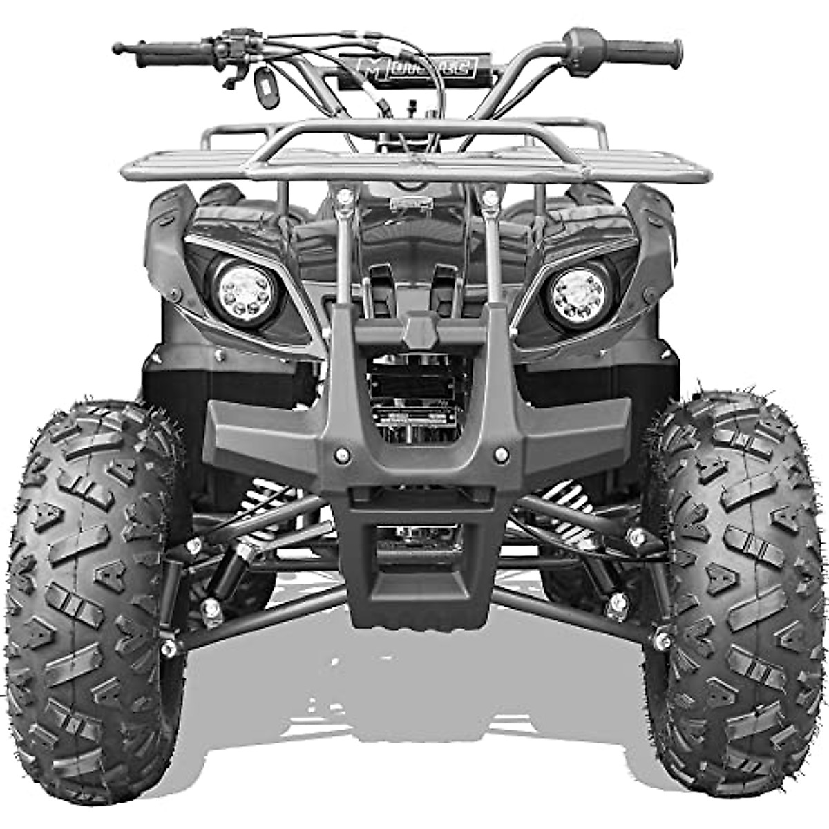 MotoTec Bull 125cc 4-Stroke Kids Gas ATV Black (MT-ATV-Bull-125cc_Black)