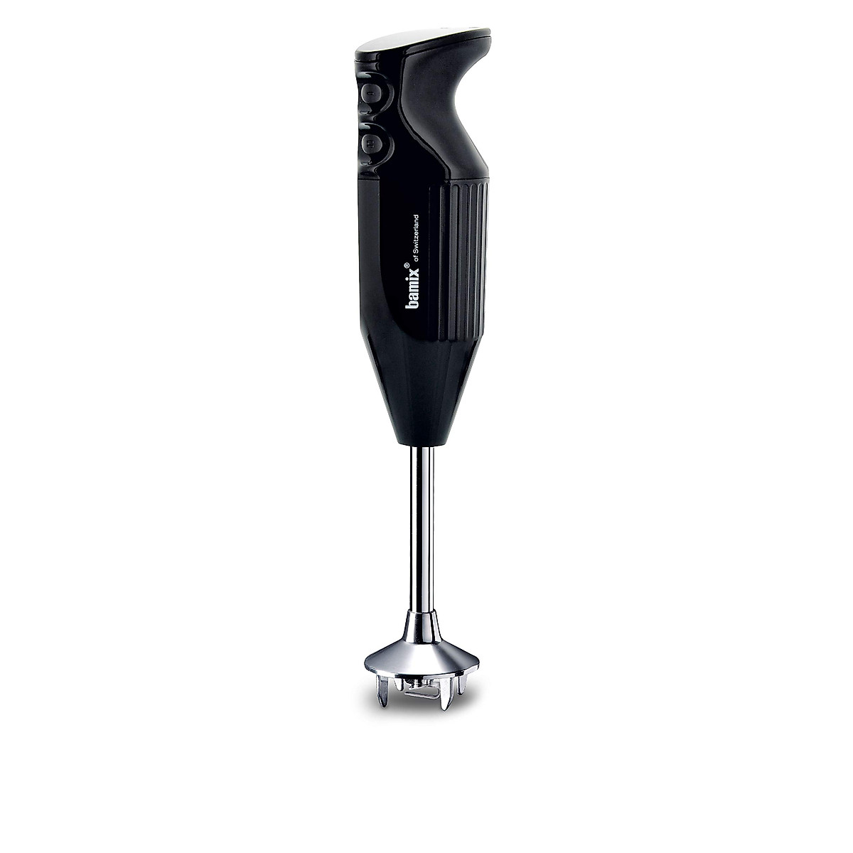 bamix Grill n Chill Immersion Hand Blender – 4 Stainless Steel Interchangeable Blades –400ml & 600 ml Beakers, Processor Attachment, Table Stand, Recipe Book, and Apron – 200 Watt with 2 Speeds