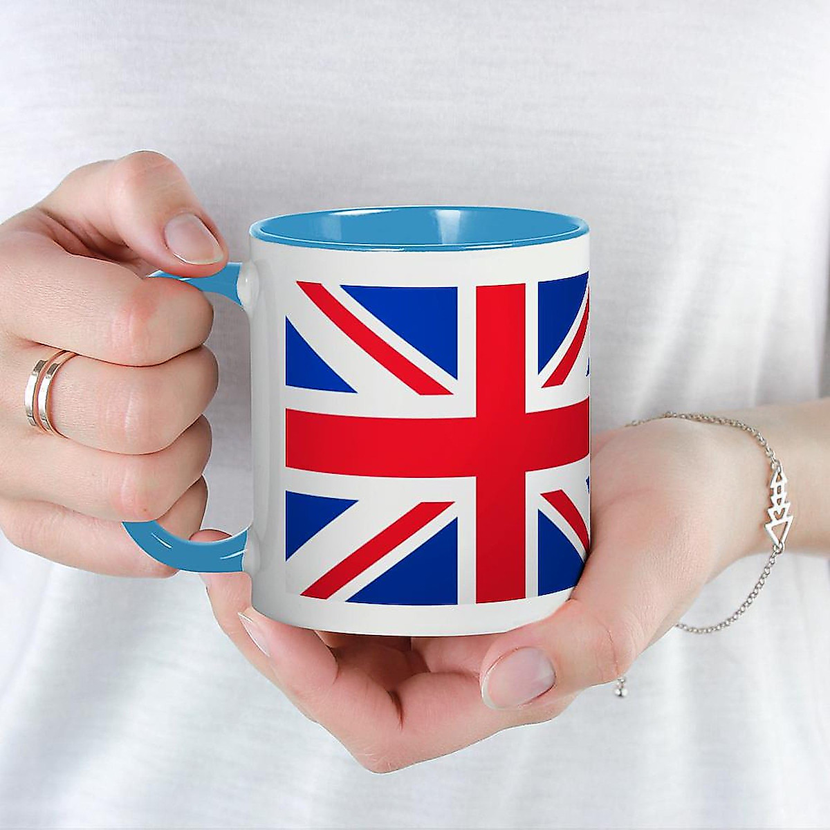 CafePress Union Jack Flag Mug Ceramic Coffee Mug, Tea Cup 11 oz