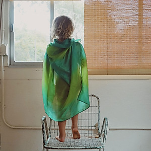 Sarah's Silks Earth Playsilks Set of 4, 100% Silk Toy for Toddlers | Montessori and Waldorf Toys, 35" Large Square Scarves for Dance, Imaginative, and Pretend Play