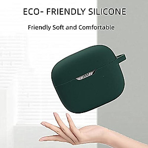 Case for Sony WF-1000XM5, Silicone Case for WF 1000XM5 Case Cover, Shock, Waterproof, Anti-Fall Protective Cover for Sony WF-1000XM5 Eaubuds Case Cover with Keychain (White)