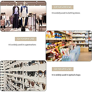 POPETPOP Acrylic Shelf Dividers,Closet Shelf Divider Perfect for Store Shop Clothes Bedroom Kitchen Cabinets Shelf Storage and Organization 6pcs,EJ0I10450DO2974Y,25X7X6CM