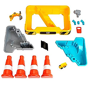 Klein Theo CAT Sand and Play Table Premium Toys for Kids Ages 3 Years & Up