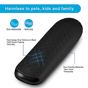 [2 Pack] Silicone Cover for PS5 Remote Control, Protective Skin for Sony PS5 Media Remote, with Hand Strap, Shockproof, Anti-Slip, Skin-Friendly - Black/White