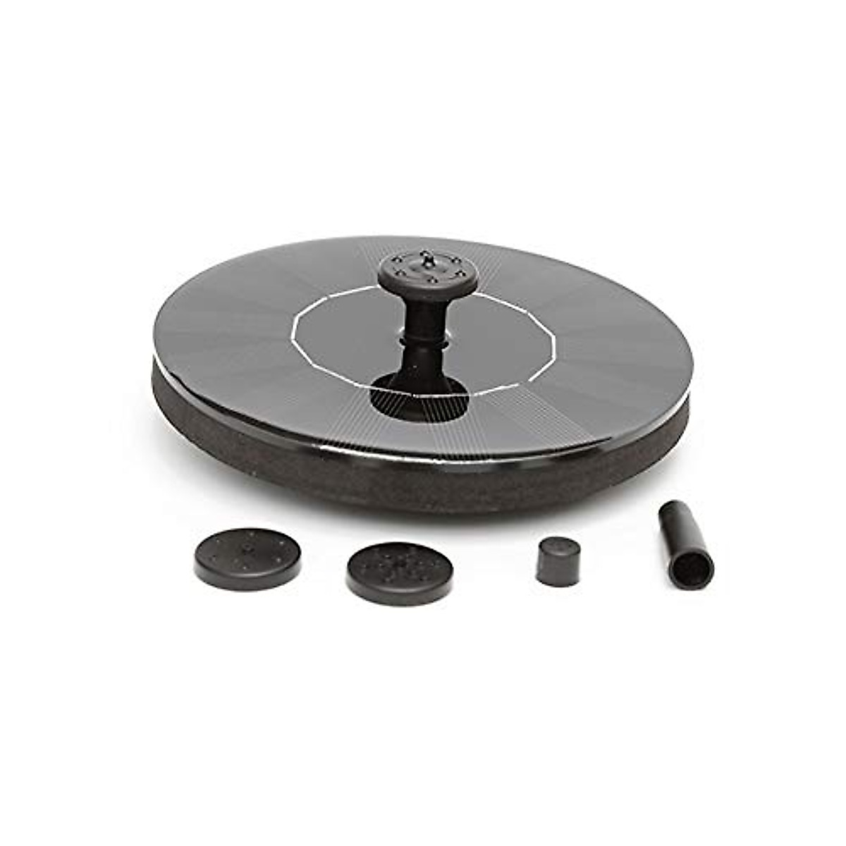 Solar Fountain Water Pump, Solar Powered Garden Decor Floating Fountain Freestanding Bird Bath Water Pump