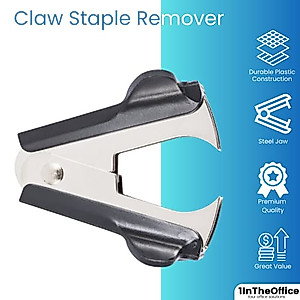 1InTheOffice Claw Staple Remover,"3 Pack"