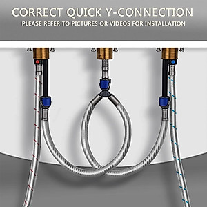 ARRISEA Bathroom Faucets for Sink 3 Hole Brushed Nickel Bathroom Sink Faucet with Pop-up Drain and Built-in Strainer, 8 Inch Wide-Spread Faucets for Bathroom Sink 3 Hole, BF057-1-BN