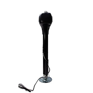 Quick Products JQ-3500SMB Power A-Frame Electric Tongue Jack with Side-Mount, LED Work Light for Camper Trailer, RV - 3,650 lbs. Capacity (Higher Then Standard 3,500 lbs. Jack!), Black