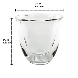 Mian Double Walled Thermo Espresso Glasses, Set of 6