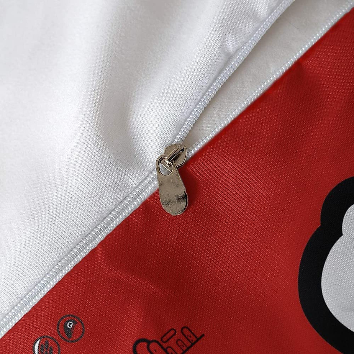 NICHIYOBI Redcap Beard Plumber Bros Game Movie Duvet Cover Set 3D Bedding Comforter Cover 3 Pcs (1 Duvet Cover+2 Pillowcases) Bedding Set (08,Twin-68x86in+20x30in*2)