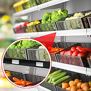 SoeKoa Gondola Shelving Vinyl Insert, Decorative Hanging Basket Shelf Vinyl Insert, Decorative Store Supermarket Snack Bar Shelf Insert Cuttable, 1.18 in Wide, 130 Feet Total Length