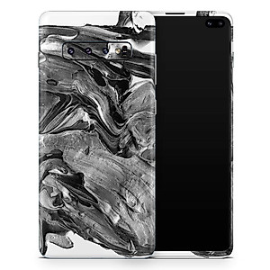 DesignSkinz Liquid Abstract Paint V57 Protective Vinyl Decal Wrap Skin Cover Compatible with The Samsung Galaxy S20 (Screen Trim & Back Glass Skin)