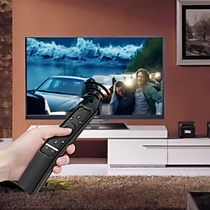 Fintie Protective Case Compatible Samsung Smart TV Remote Controller BN59 Series, CaseBot Light Weight Kids-Friendly Anti Slip Shock Proof Silicone Cover, Black