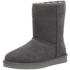 Koolaburra by UGG Women's Koola Short Mid Calf Boot, Stone Grey, 10 US