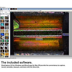 Dino-Lite USB Digital Microscope AM4113T - 1.3MP, 10x - 50x, 220x Optical Magnification, Measurement