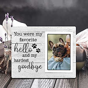 SteadStyle Dog Memorial Gifts for Loss of Dog, Pet Memorial Gifts, Sympathy Gifts for Loss of Dog, Pet Remembrance Gift, Dog Picture Frame, Pet Loss Gifts 4x6 in Photo