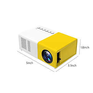 #kyEF3E Small Household Mini Projector Led Portable Projector Supports Hd 1080P Outdoor Mobile Power Supply
